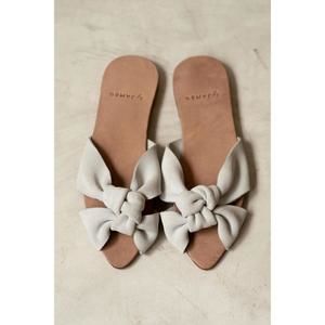 BYJAMES | Shoes | New Byjames Chelsey Knot Strap Sandal In White | Poshmark